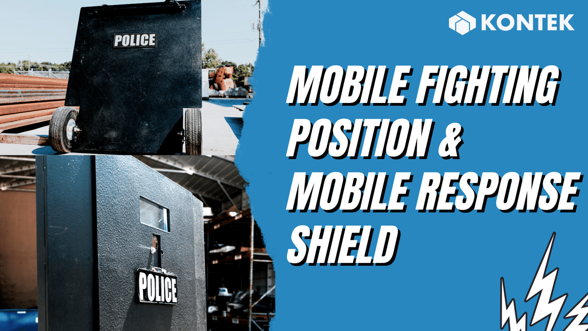 Mobile Response Shield | Level 4 Ballistic Shield | Kontek Industries